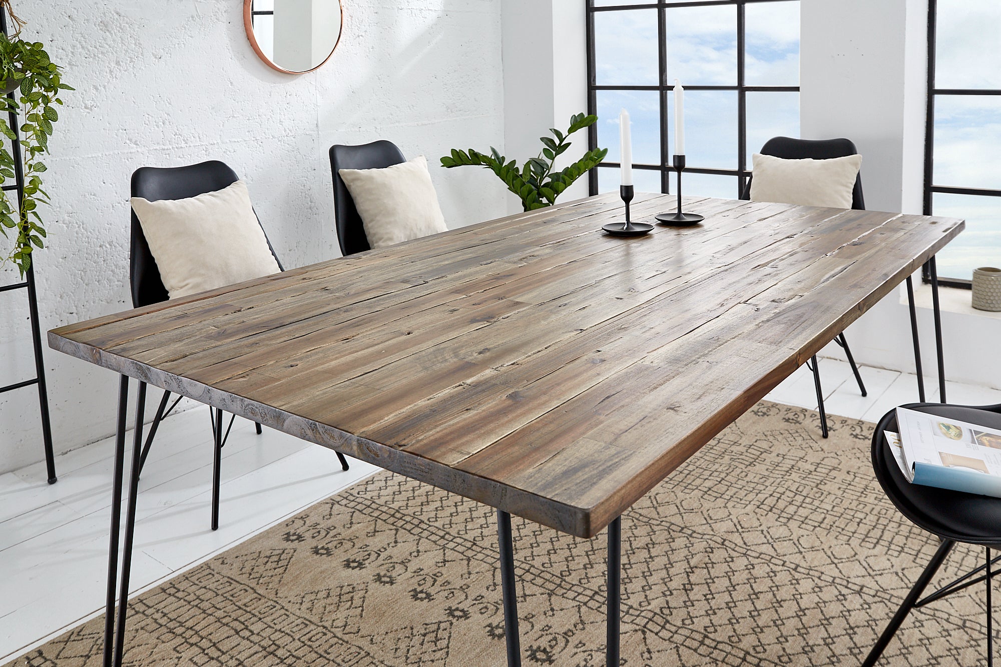 Hairpin metal legs for table store